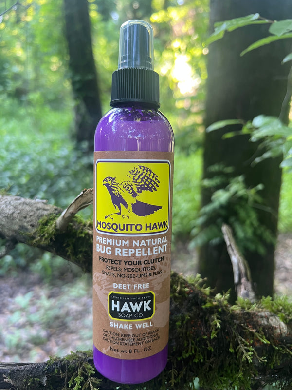 Mosquito Hawk Bug Repellant 8oz. - NEW SIZE - Hawk Soap Co.