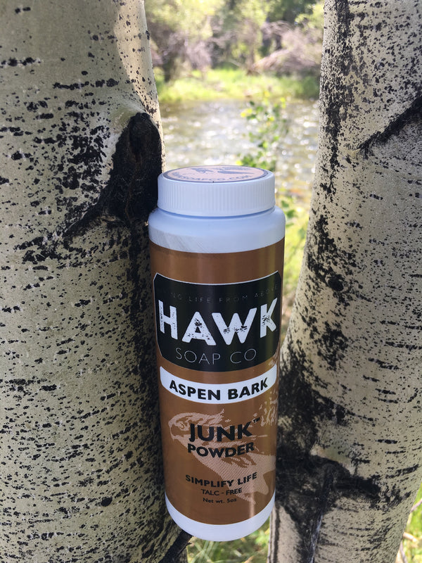 Aspen Bark Junk Powder - Hawk Soap Co.